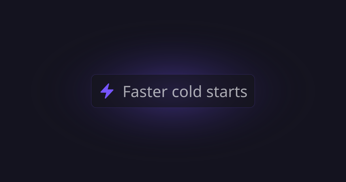 Faster cold starts with zstd compression | Trigger.dev
